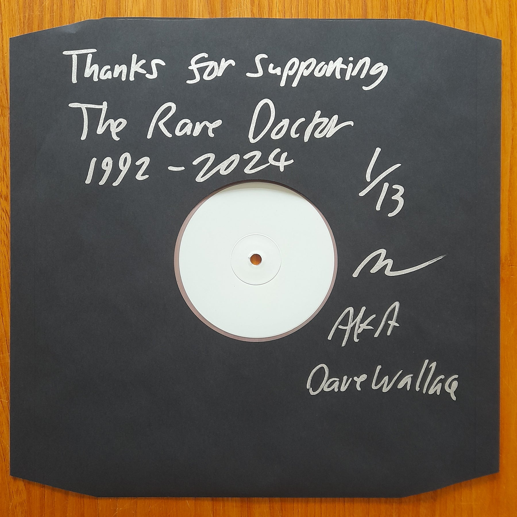 SIGNED & NUMBERED The Rave Doctor - I EP – VFS067 - WHITE LABEL Marble ...
