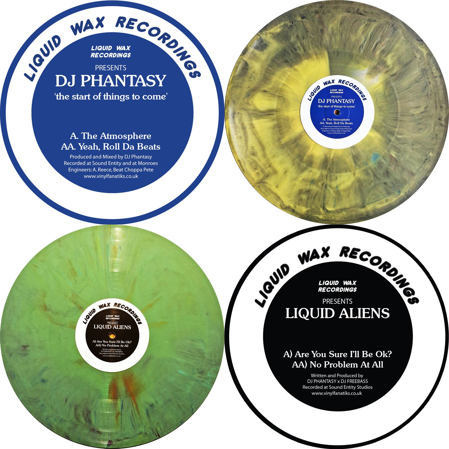 Liquid Wax November Bundle – DJ Phantasy/Liquid Aliens - Marbled 2 pac ...