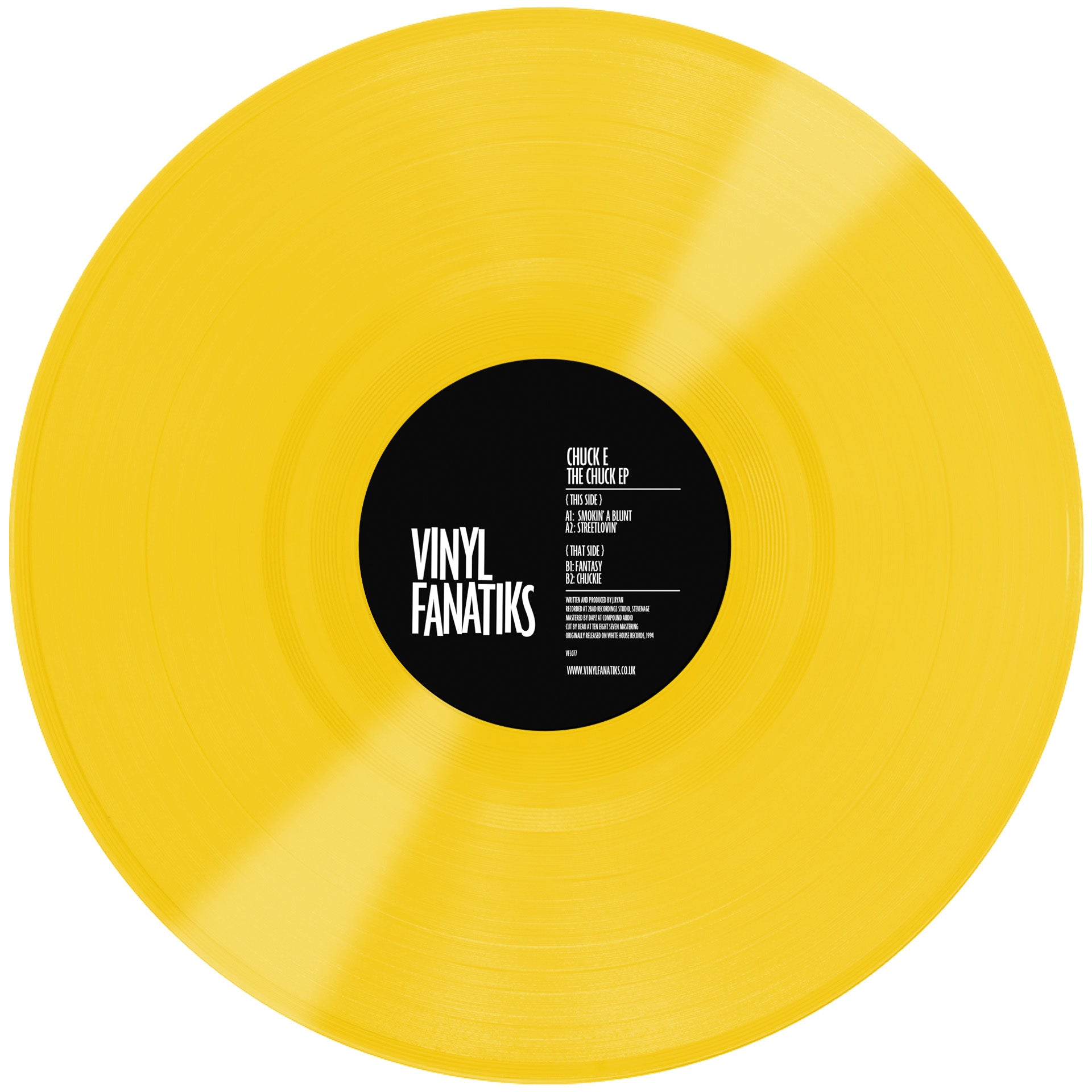 Chuck E - Chuck EP – VFS077 - YELLOW VINYL – Vinyl Fanatiks