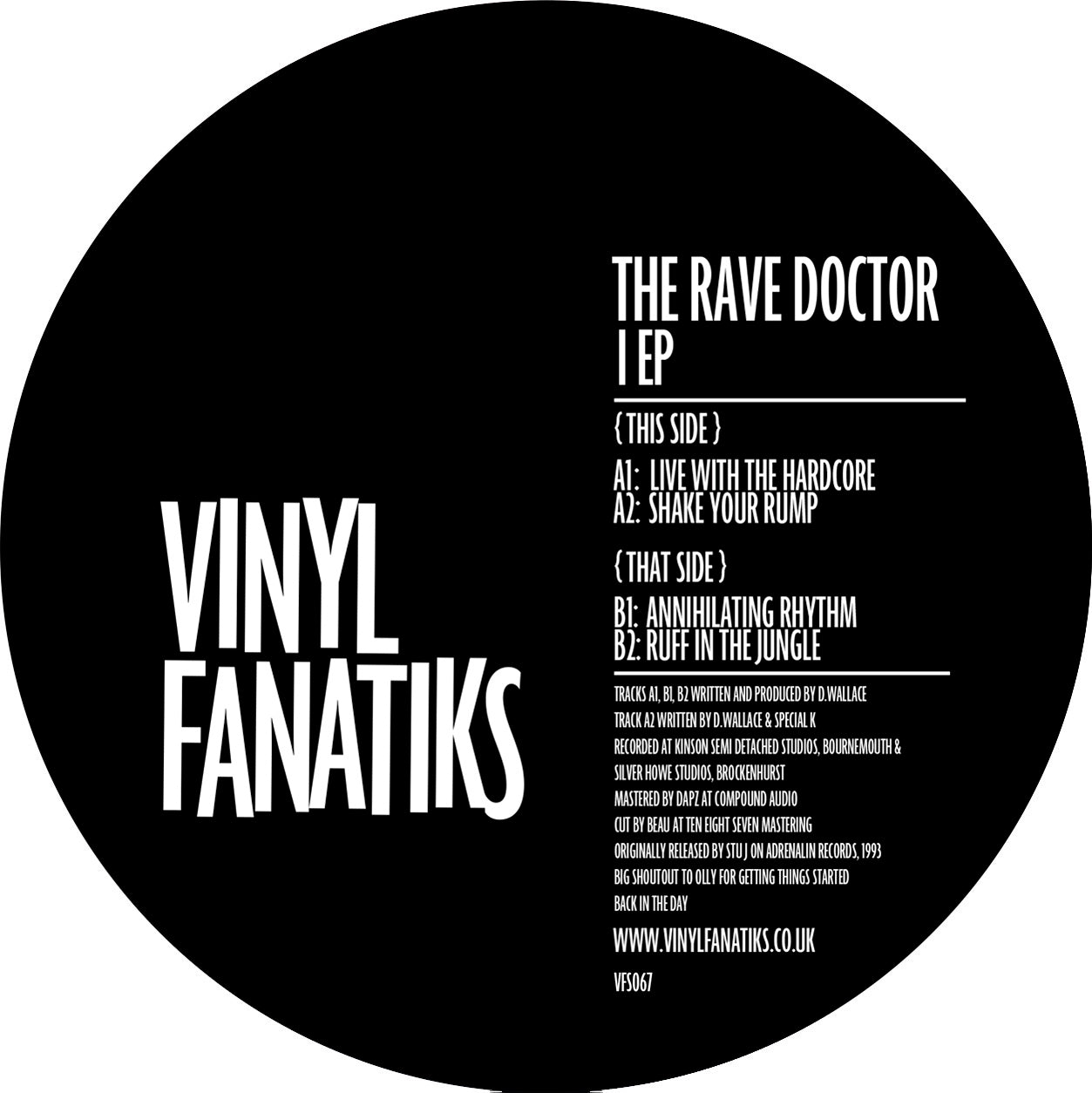 The Rave Doctor - I EP – VFS067 - Marbled Vinyl – Vinyl Fanatiks